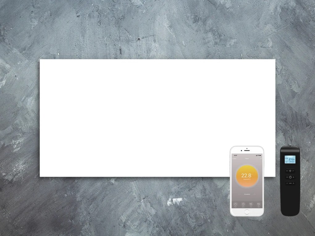 Bezrámový infrapanel FRAMELESS 700W | Výhřevnost 12,5 m2 | 112x60 cm | WiFi termostat