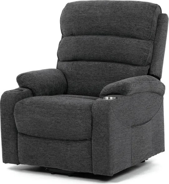Polohovací křeslo šedé, elektrické TV-S8348 GREY2