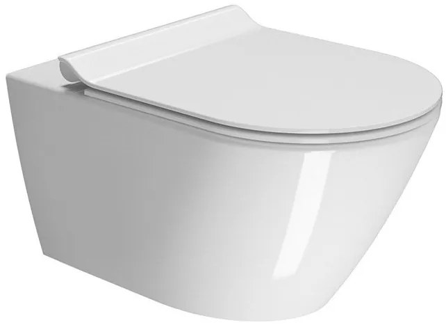 GSI KUBE X závěsná WC mísa, Swirlflush, 36x55 cm, bílá ExtraGlaze