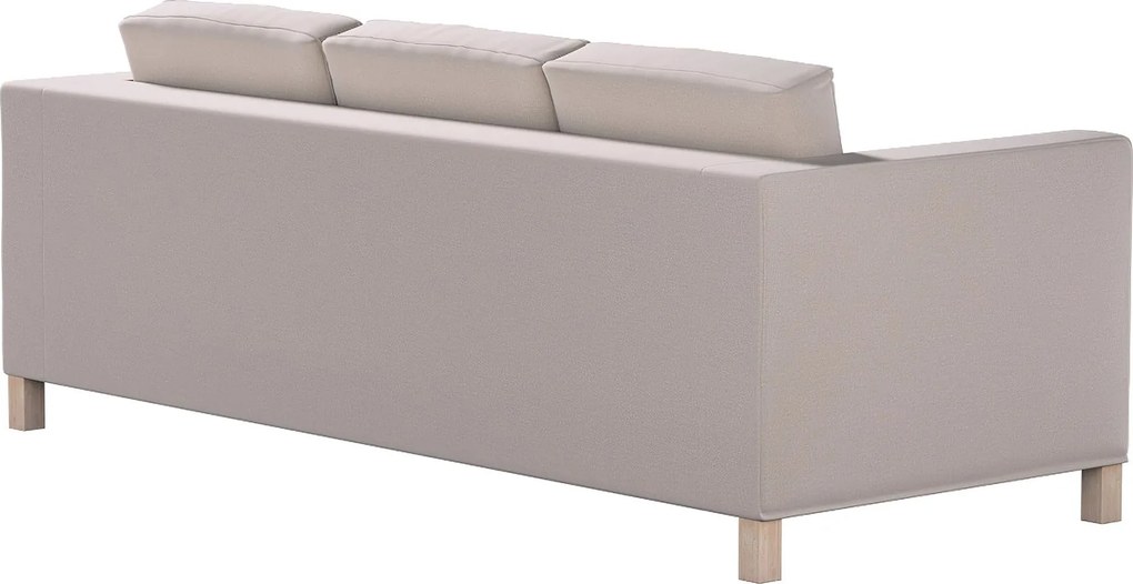 Potah na pohovku IKEA Karlanda 3-místná nerozkládací, krátký barva béžová látka sametová