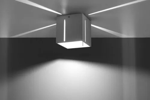 Stropní svítidlo SOLLUX Pixar G9 1x40W bez zdroje hliník bílá SL.0398