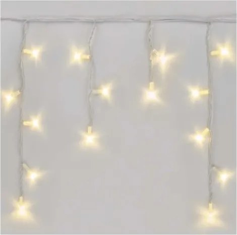 Propojovací vánoční řetěz bez zdroje EMOS Connecting D2CW02 ZY2157 50LED krápníky 3m teplá bílá