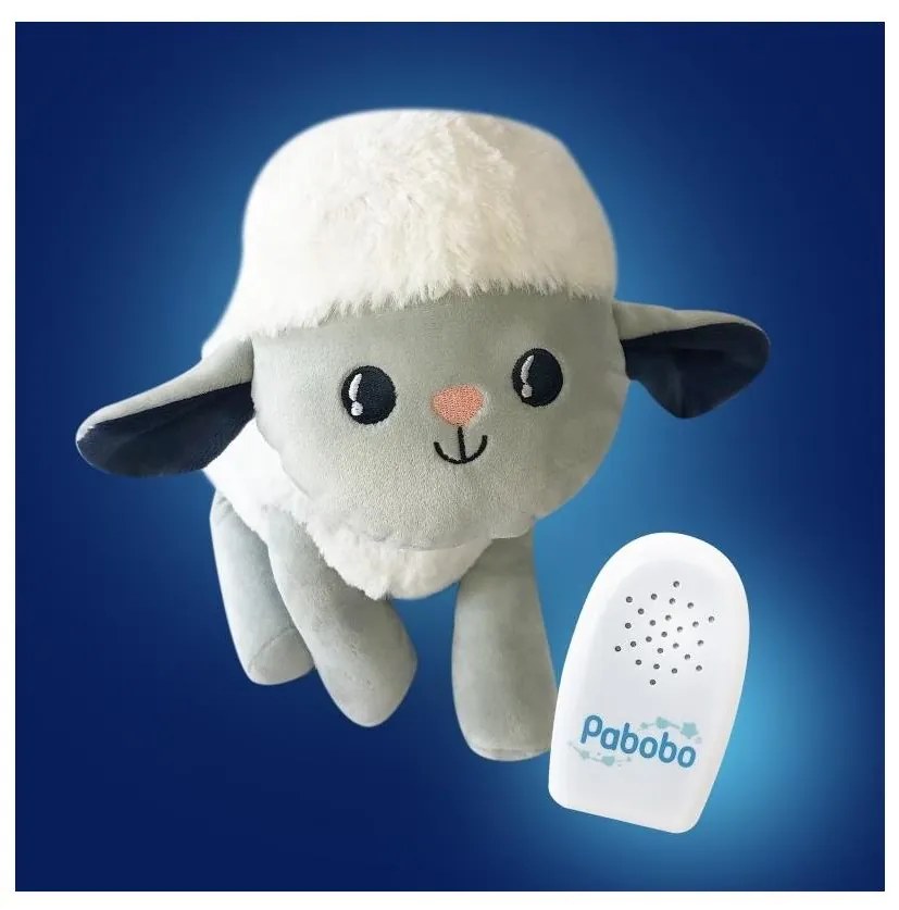Pabobo PABOBO - Plyšová ovečka s melodií SOSO Milo 3xAAA AG0005
