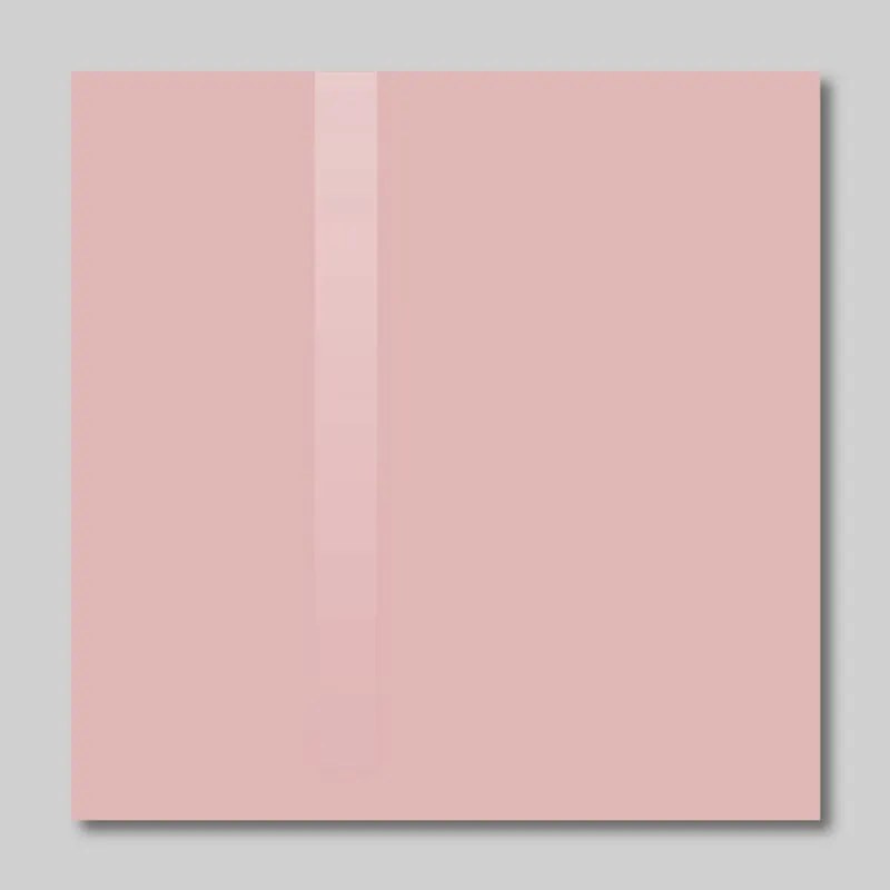 Růžová tělová skleněná magnetická tabule Smatab® - 100 x 65 cm