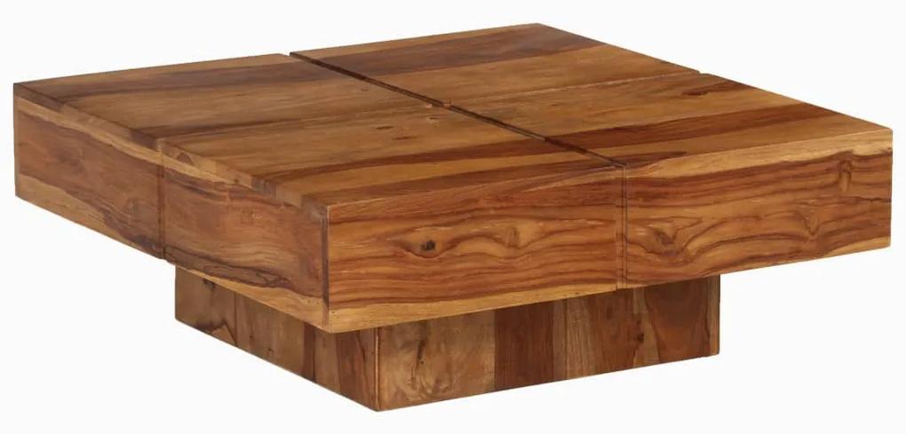 Konferenční stolek 80 x 80 x 30 cm masivní akáciové dřevo,  246250