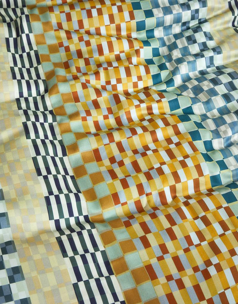 Povlečení Stach se 2 povlaky na polštář 60 x 70 cm 240 x 220 cm žluté