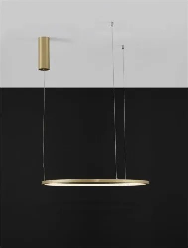 Závěsné LED svítidlo NOVA LUCE TARQUIN 37W 3000K 9345602 stmívatelné Triac