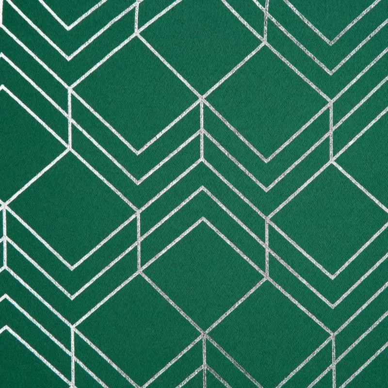 Zelený zatemňovací závěs na kroužcích POLI 140x250 cm