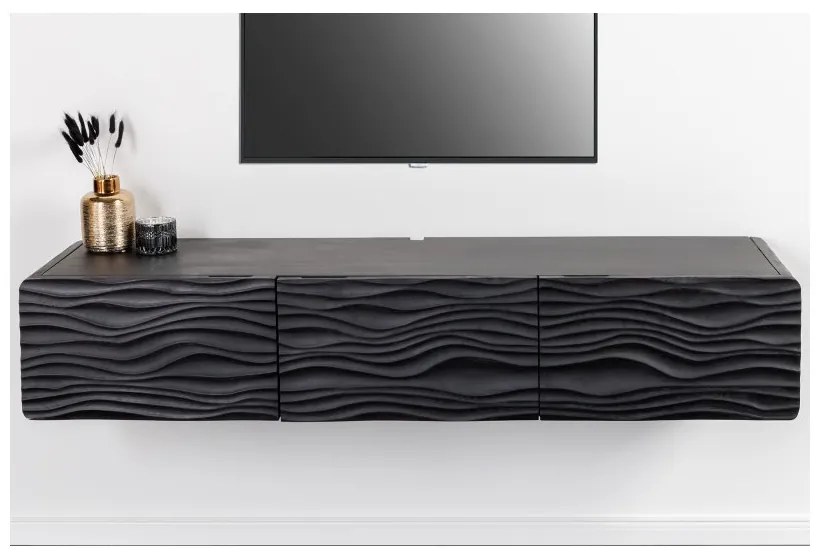 Massive home | Luxusní tv stolek Black lagoon mango 160cm