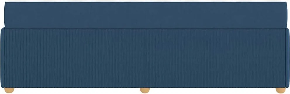 Rám postele Modrá 100 x 200 cm textil 3398359