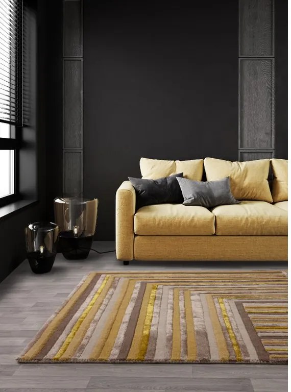 Tribeca Design Kusový koberec Blondie Network Gold Rozměry: 200x300 cm