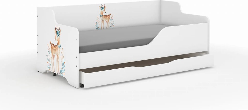 Wooden Toys Dětská postel LILU 160x80 SARENKA – komplet