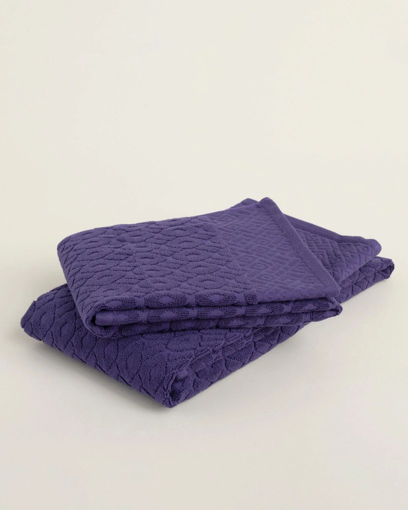 Ručník Lattice 70x140 cm deep violet