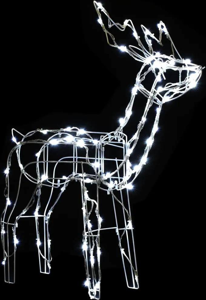 vidaXL 3dílná vánoční světelná dekorace sobi 229 LED diod [51011] Barva: Teplá bílá