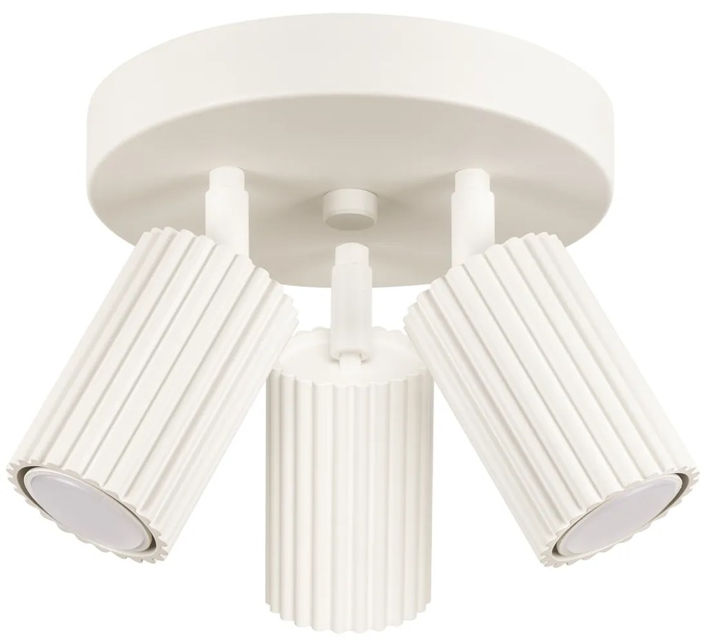Sollux Lighting Stropní svítidlo KARBON 3P béžové barvy