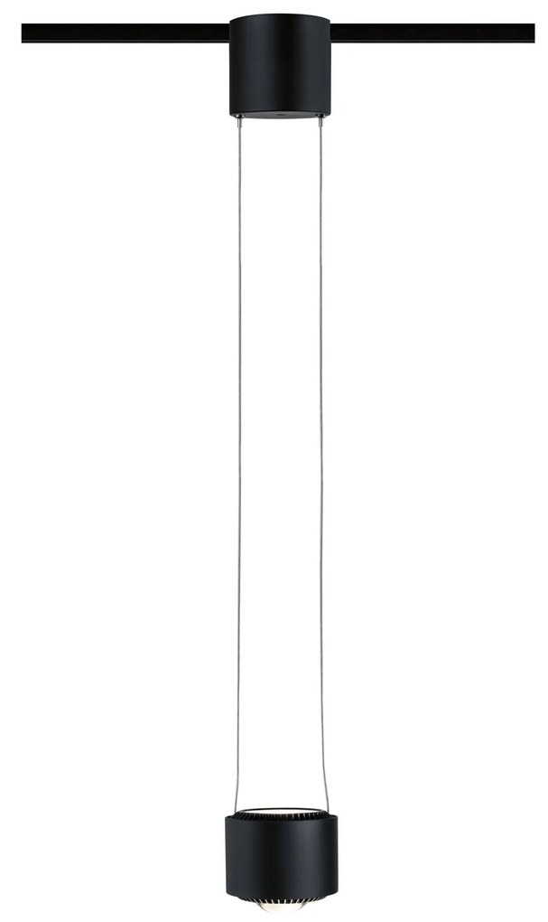 Paulmann 96813 Aldan, závěs pro Urail systém, 13W LED 4000K stmívatelné, matná černá, výška 8,5cm
