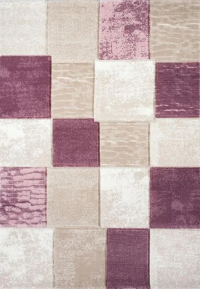 Kusový koberec TOPAZ 1166 pink 120x170cm růžová