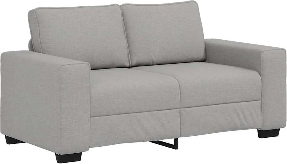 3dílná sedací souprava s poduškami obláčkově šedá textil 3324657