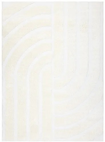 Dywany Łuszczów, Kusový koberec Mode 8631 geometric cream, 80x150, bílá, kancelář