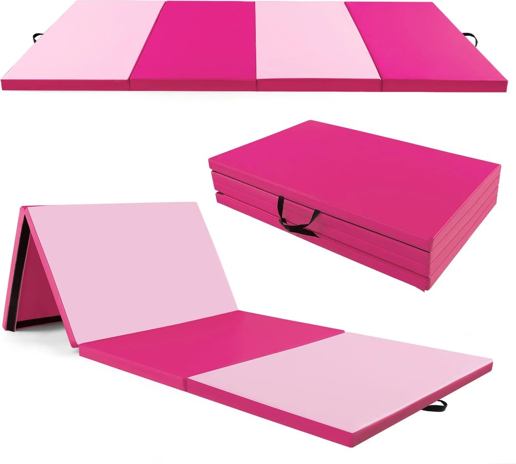 Costway 300 x 117 x 5 cm měkká podlahová rohož z umělé kůže