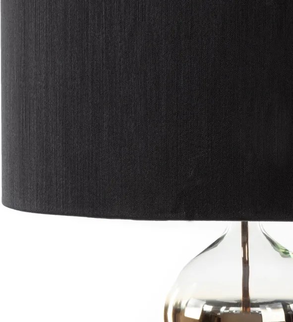 Stojící lampa se stínítkem CAROLINE černá
