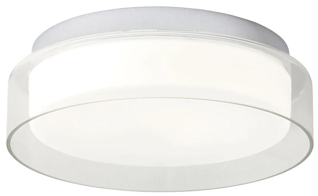 Redo 01-1454 koupelnové stropní LED svítidlo Naji chrom, 17W, 3000K, ø35cm
