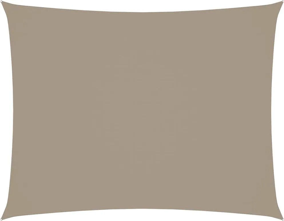 Stínící plachta oxfordská látka obdélníková 3 x 4 m taupe 135430