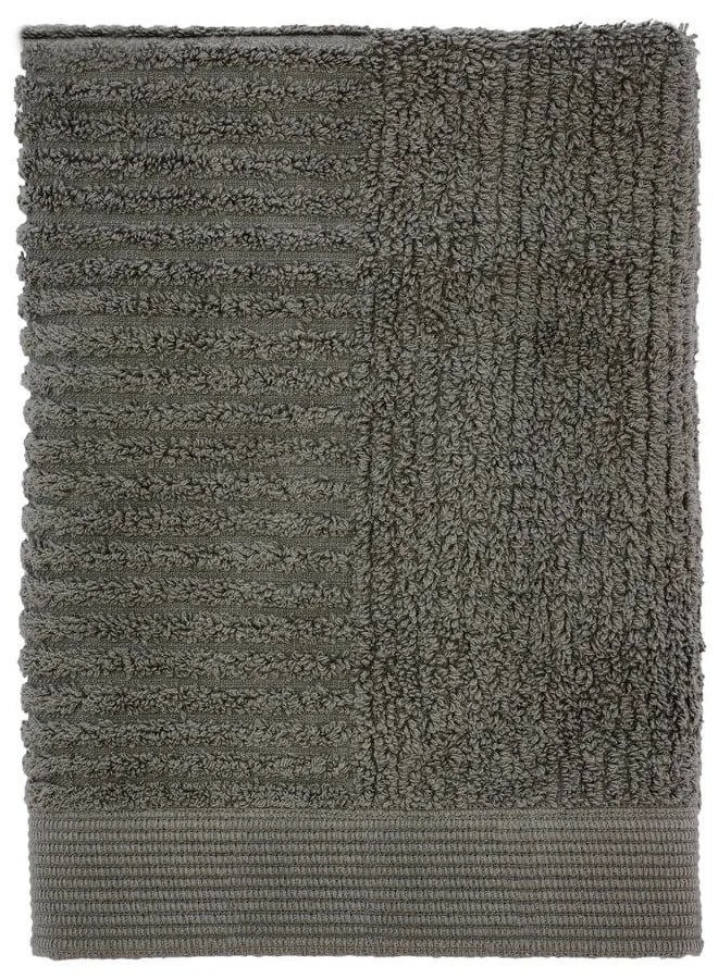 Khaki froté bavlněný ručník 50x70 cm Classic – Zone