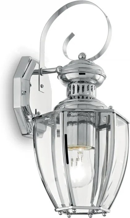 Ideal Lux 100425 nástěnné svítidlo Norma Big Cromo 1x40W|E14