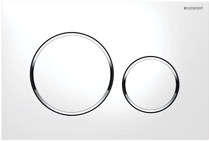 Geberit Sigma20 - Ovládací tlačítko Sigma20, bílá/chrom 115.882.KJ.1