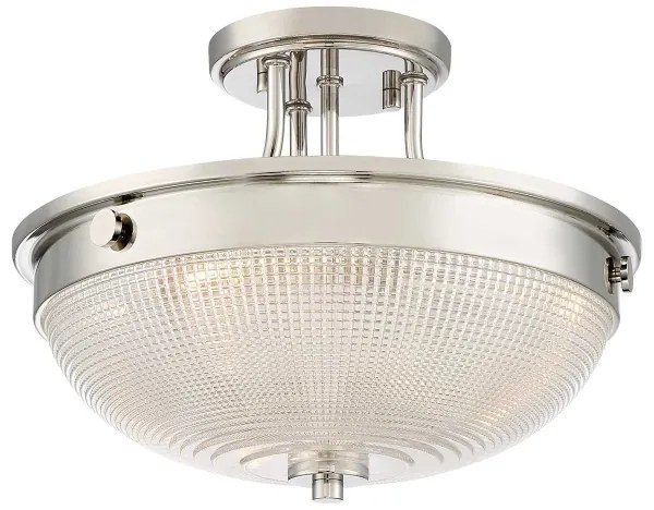 Quoizel QZ-MANTLE-SF-IS - Přisazený lustr MANTLE 2xE27/60W/230V lesklý chrom
