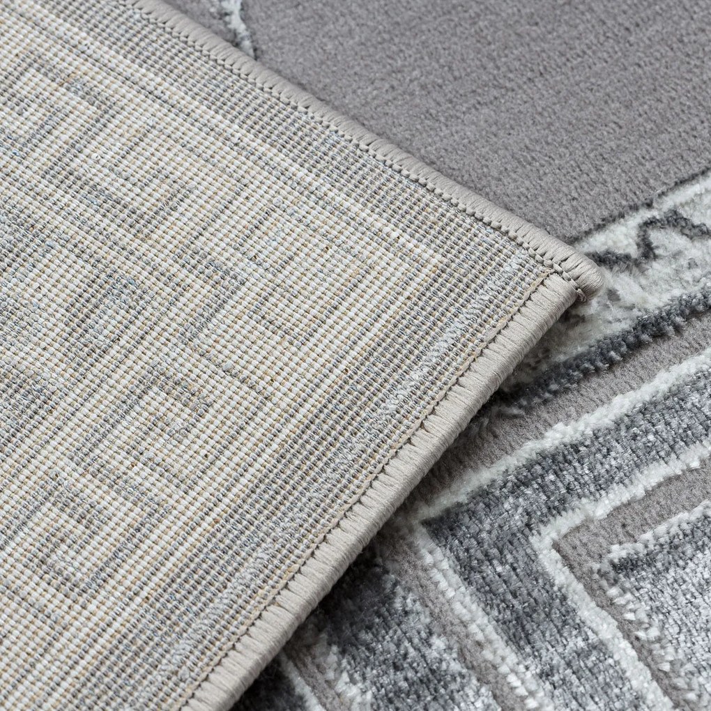 Dywany Łuszczów, Kusový koberec Bliss Z160AZ246 grey, 180x270, šedá, kancelář