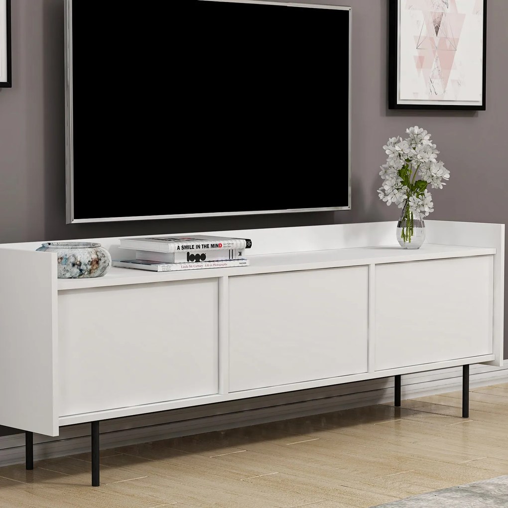 Kalune design TV stolek ATLAS bílý