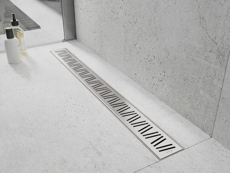 Mexen Flat 360° M22 rotační lineární odtok 50 cm, inox - 1029050-40