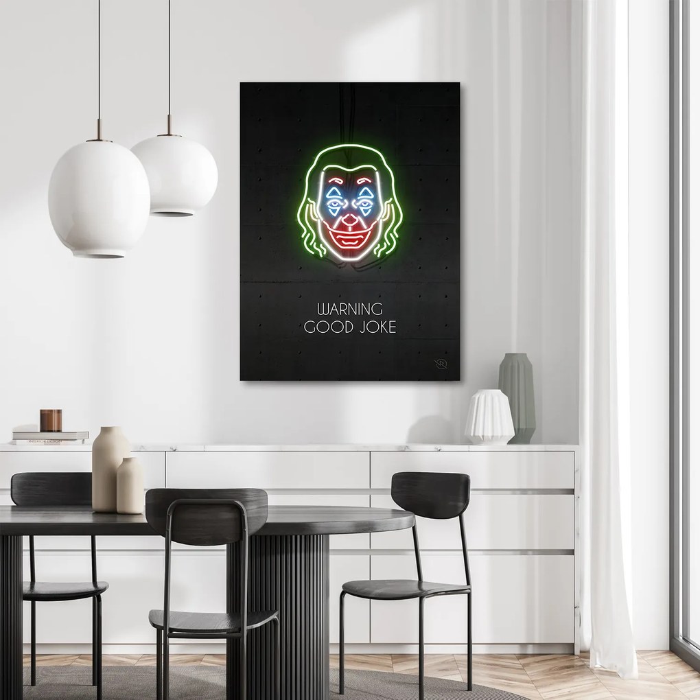 Gario Obraz na plátně Neonový klaun - Rubiant Rozměry: 40 x 60 cm