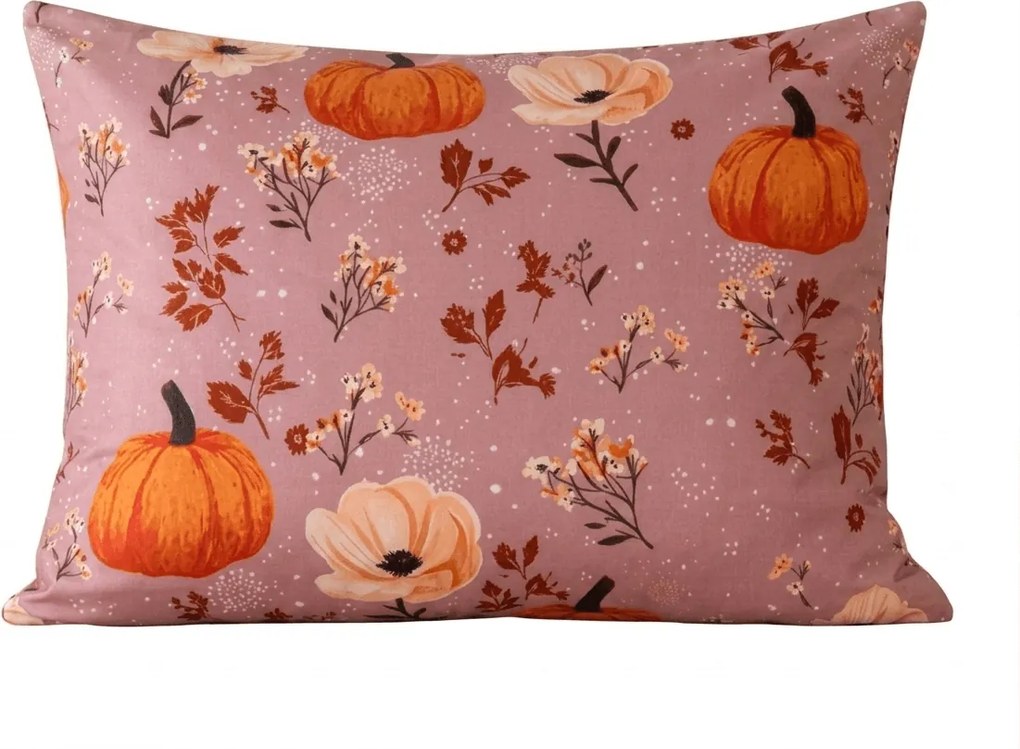 Povlak na polštář z mikrovlákna PUMPKINS ROSAVIE 50x70 cm, starorůžový