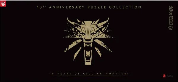 The Witcher 3: 10TH Anniversary Puzzle Collection Vícebarevná