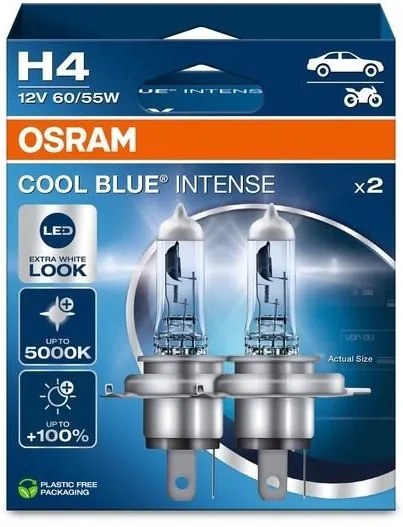 Autožárovka osram h4 cool blue intense next generation, 12v, 60/55w, p43t, duobox