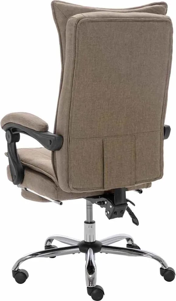 Kancelářská židle taupe textil 20367