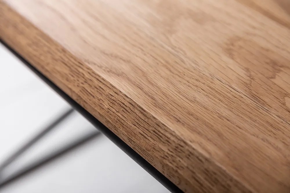 Designový konferenční stolek Haines 110 cm dub
