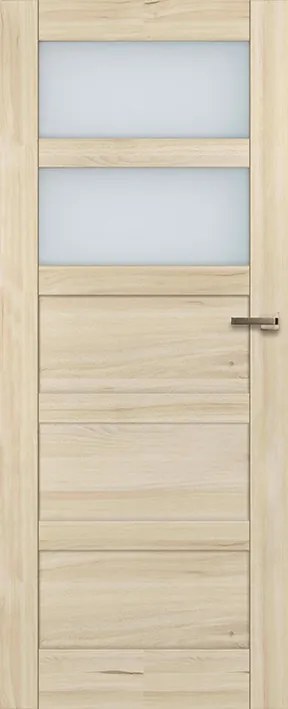 Interiérové dveře vasco doors BRAGA model 3 Průchozí rozměr: 80 x 197 cm, Orientace dveří: Levé dveře, Dekor: Dub Viking