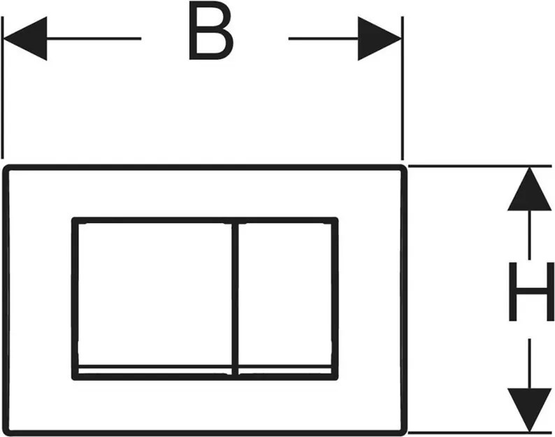 BPS-koupelny Podomítkový modul Geberit DuoFix s WC mísou MU-MTB-RIM-03 + ovládací tlačítko Delta 30 chrom