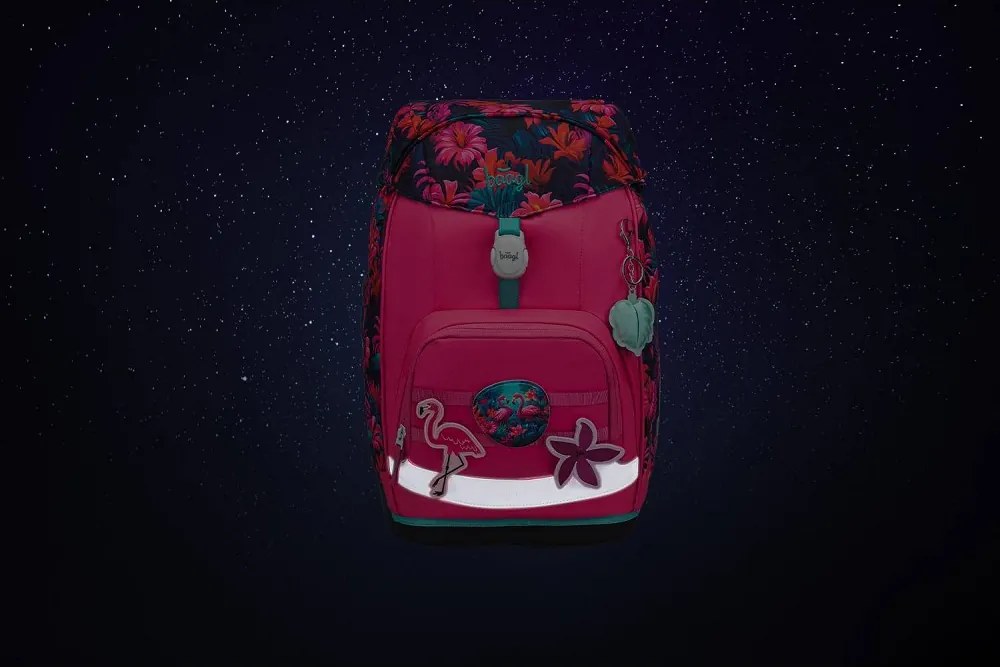 BAAGL Školní batoh Airy Plus Flamingo GRS