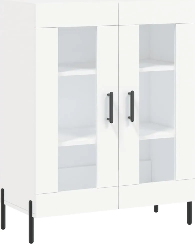 vidaXL Skříň highboard 69,5 x 34 x 180 cm kompozitní dřevo [3198281] Barva: Betonová šedá