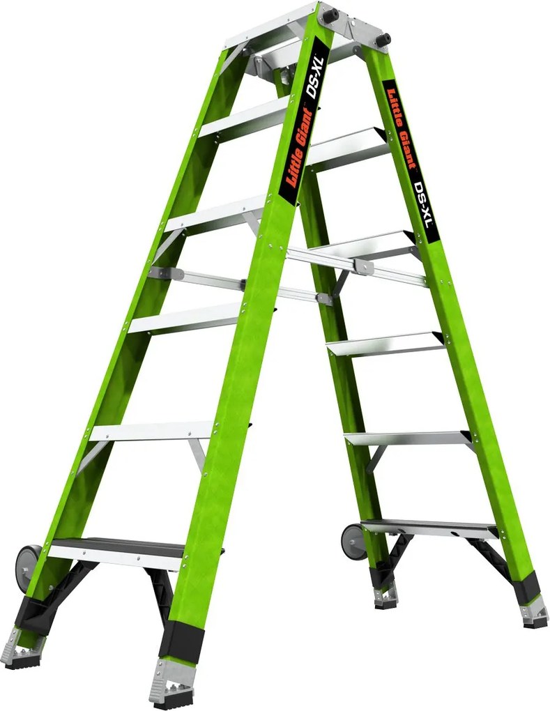 Little Giant DS-XL 6 – oboustranné sklolaminátové štafle pro dvě osoby, dosah 315 cm