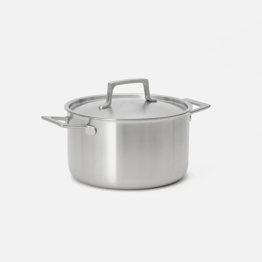 Fabini Kastrol Lucca 4.0, Ø 24 cm (5,5 l) - Nerezový beznýtový kastrol z vícevrstvé nerezové oceli s poklicí