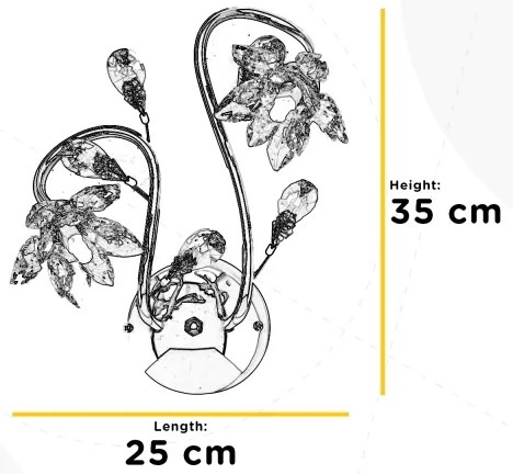 ONLI - Nástěnné svítidlo NINFEA 2xG9/6W/230V