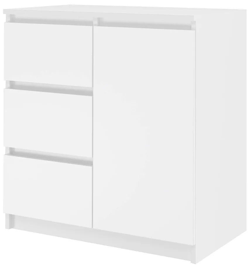 Komoda MALAGA 1D3S Bílá