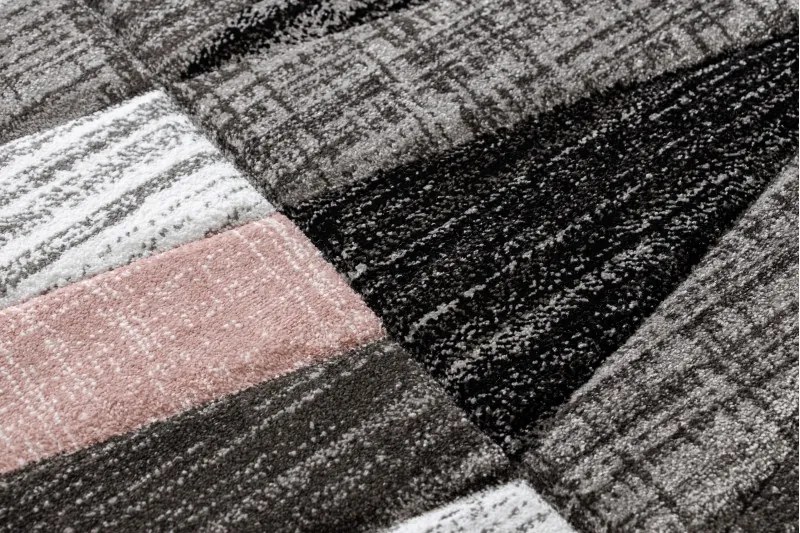 Kusový koberec ALTER Bax pruhy růžový