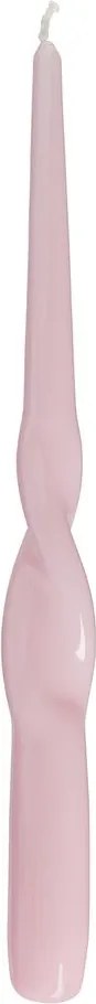 TWISTED Sada svíček 4 ks 29 cm - červená